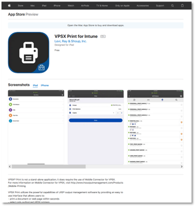 Taming the Hydra with the VPSX Print for Intune app | Levi, Ray & Shoup inc.
